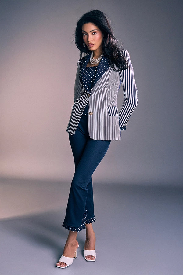 "Brigitte Bardot Navy" pantalón uDoIt u Do It – 42gradoslatitudnorte